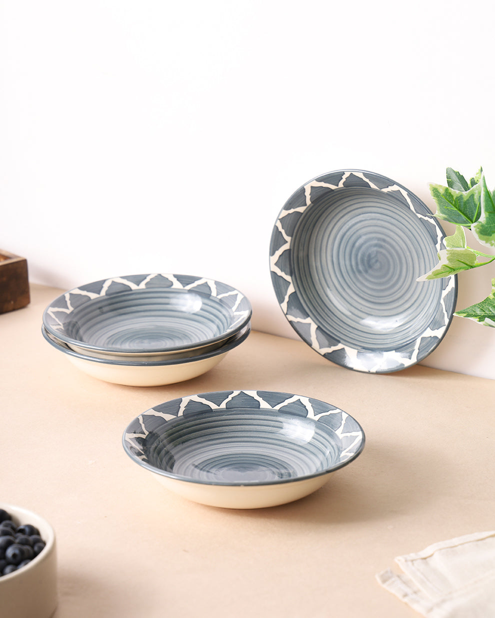 Studio Pottery Deep Pasta Plate – Amruk